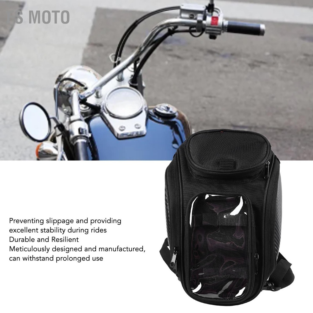 FS Moto Motorcycle Bag Oil Fuel Tank Backpack Touch Screen Waterproof ...