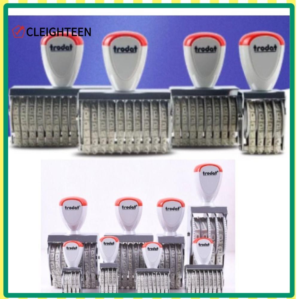 Cleighteen Roller Stamps, เปลี่ยนตัวอักษร Height3-18mm Number Stamp ...
