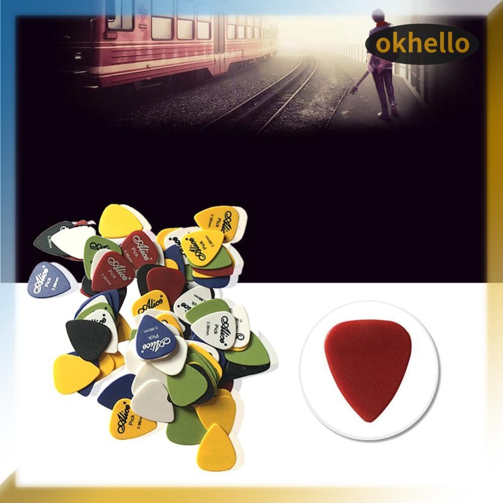 [Okhello.th] 40 ชิ้น ABS กีตาร์อะคูสติกพื้นบ้านเลือกกีตาร์ไฟฟ้าเบส ...