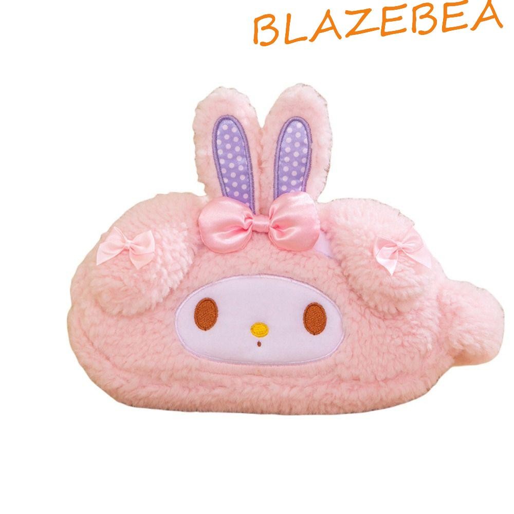 Blazebea กระเป๋าเครื่องเขียน, กระเป๋าดินสอตุ๊กตาความจุขนาดใหญ่ Cinnamoroll, เดสก์ท็อปซิปการ์ตูน ...