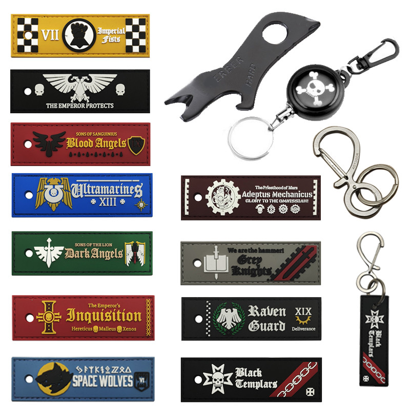 ออกแบบใหม่ WarHammer 40K WarHammer PVC ยางนุ่มพวงกุญแจจี้ Church ...
