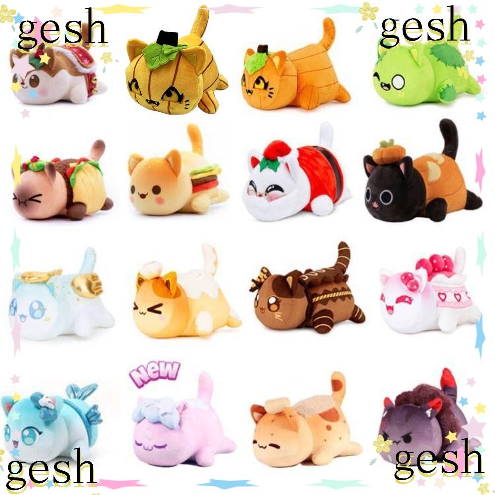 Gesh1 Meemeow Aphmau ของเล่นตุ๊กตา, Donut Burger ตุ๊กตาการ์ตูน Meows ...