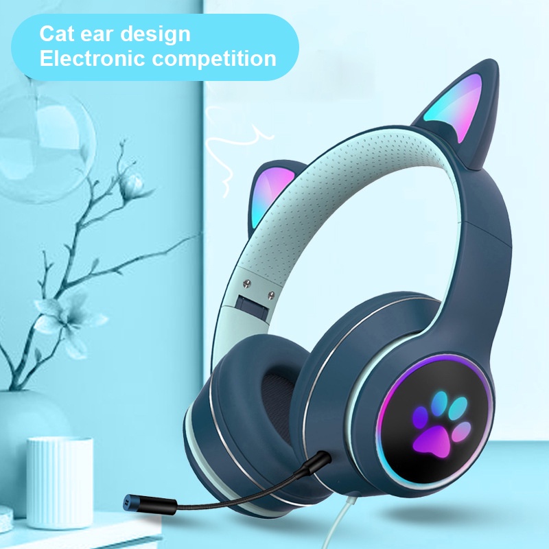 【XSDA】AKZ-022 Headset Mega Bass Noise Reduction RGB Light 3. | Shopee ...