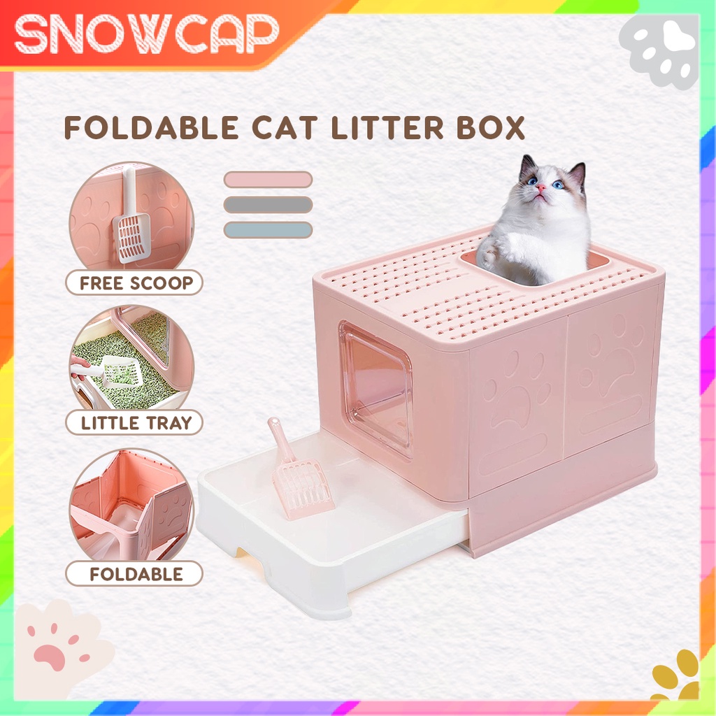 Bekas Pasir Kucing กระบะทรายแมว พร้อมที่ตัก ฟรี แบบพกพา เดินทาง กระบะ ...