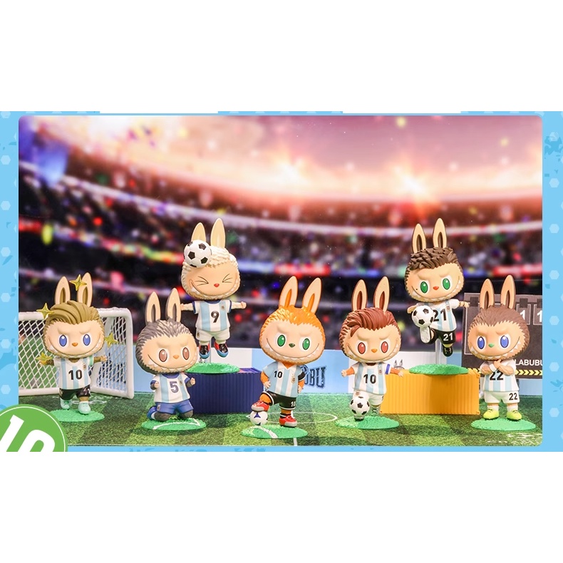 Pop MART LABUBU ห้องแล็บ ลายมอนสเตอร์ อาร์เจนตินา ฟุตบอล Star Lionel ...