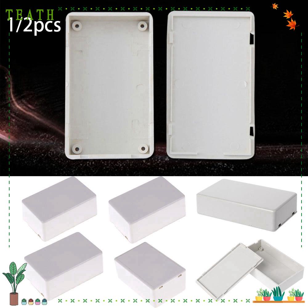 Teath กล่องพลาสติก ABS สีขาว สีเทา DIY 1 2 ชิ้น | Shopee Thailand