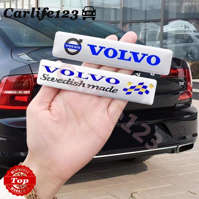 Volvo S90 XC60 S60l XC40 XC90 V90 รถอลูมิเนียมสติกเกอร์โลโก้รูปลอก | Shopee Thailand