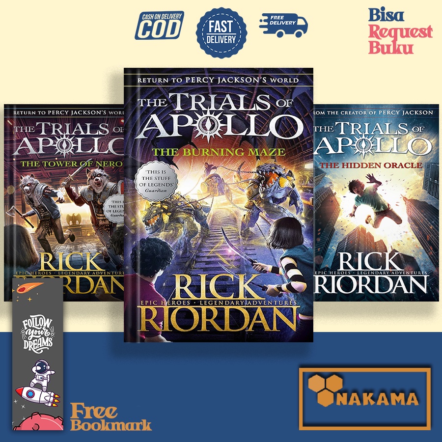 The Trials of Apollo (หนังสือ 1-5 Series) - Rick Riordan (เวอร์ชันภาษา ...