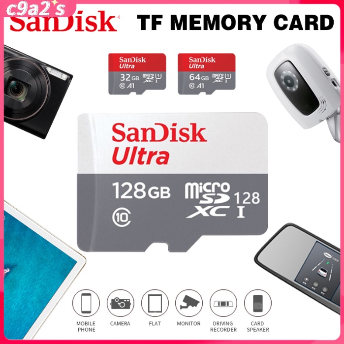 Sandisk official Ultra การ์ดหน่วยความจำวิดีโอ MicroSD ความเร็วสูง 120MB ...