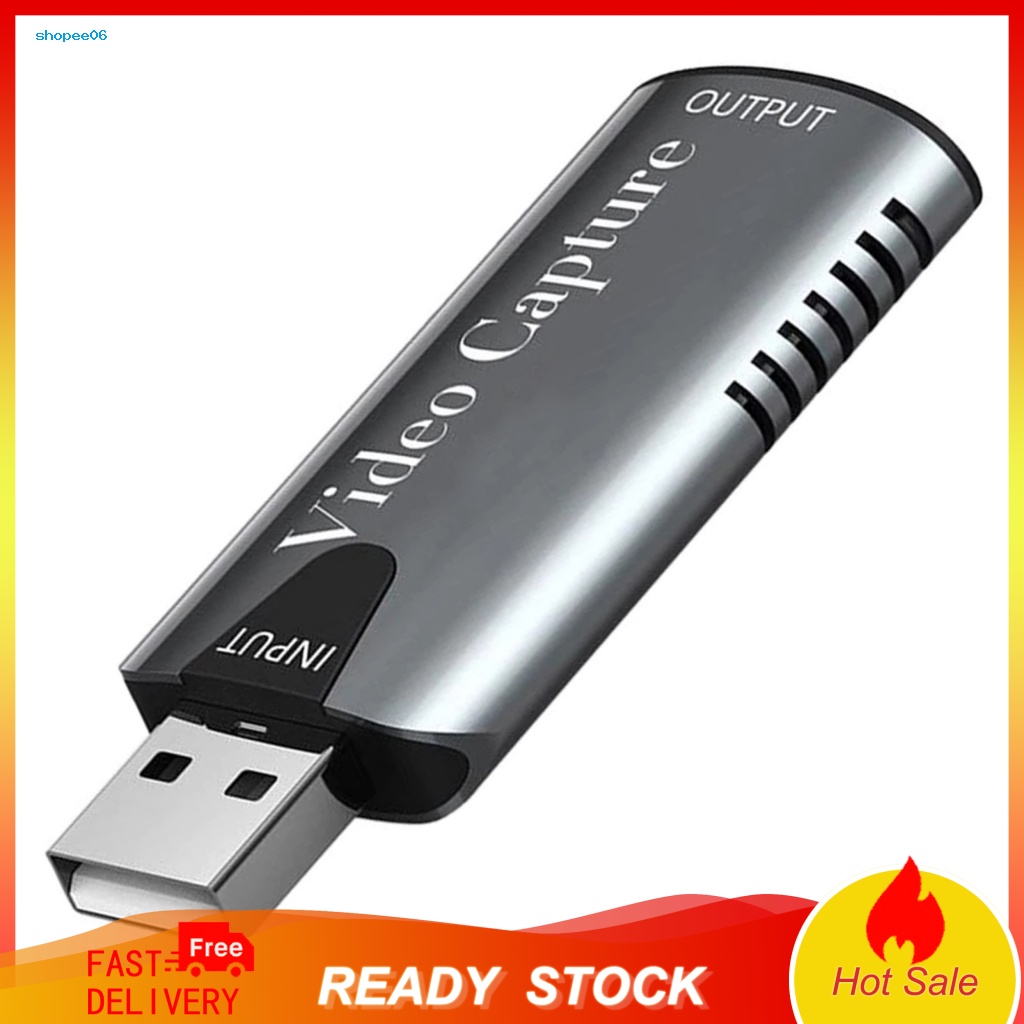 Setn อะแดปเตอร์แปลงการ์ดบันทึกวิดีโอ HDMI เป็น USB 20 แบบพกพา | Shopee Thailand