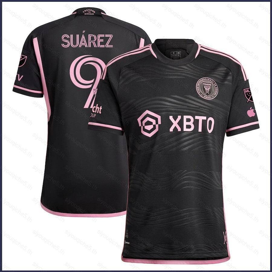 เสื้อกีฬาแขนสั้น ลายทีมชาติฟุตบอล Inter Miami Away Luis Suarez Jersey ...