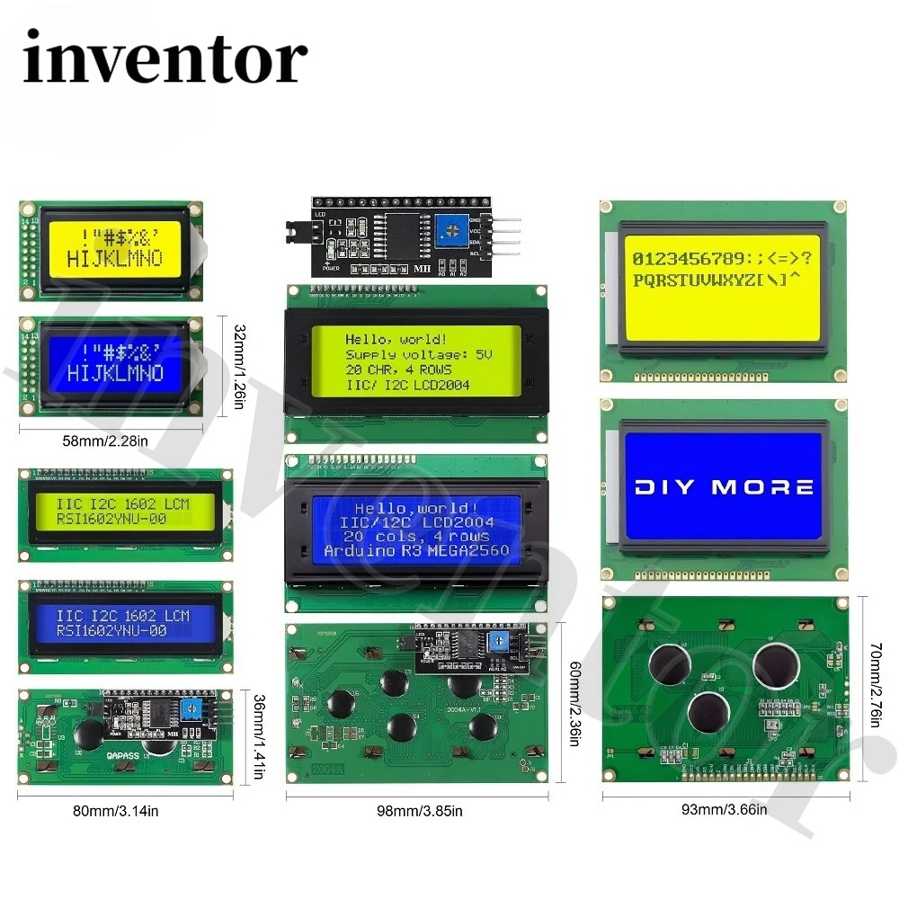 โมดูลควบคุมหน้าจอ LCD LCD1602A 2004A 12864B 0802 16x2 20x4 PCF8574 IIC ... โมดูลควบคุมหน้าจอ LCD LCD1602A 2004A 12864B 0802 16x2 20x4 PCF8574 IIC ...