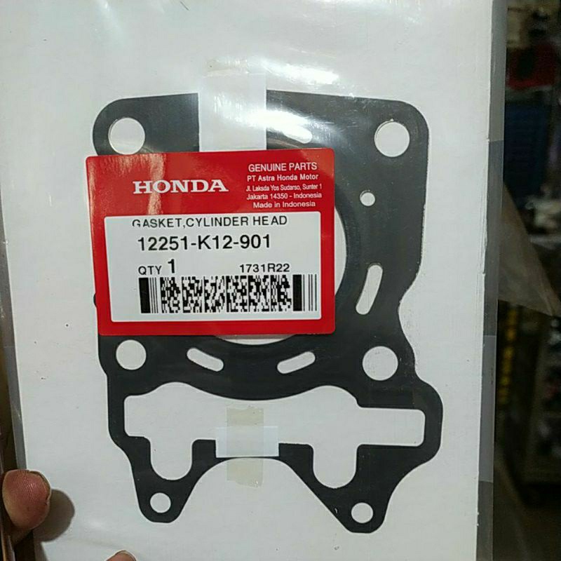 ของแท้ ปะเก็นหัวกระบอก AHM KZR K12 Honda VARIO 125 eSP VARIO 150 eSP ...