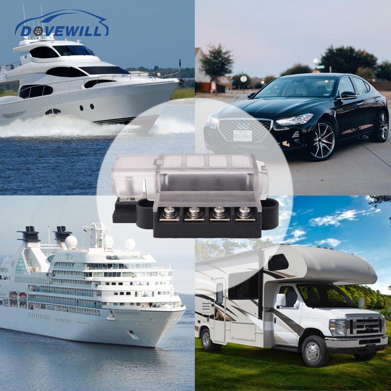 [Dovewill] กล่องฟิวส์วงจร 4 วงจร 1 แบบเปลี่ยน ติดตั้งง่าย | Shopee Thailand