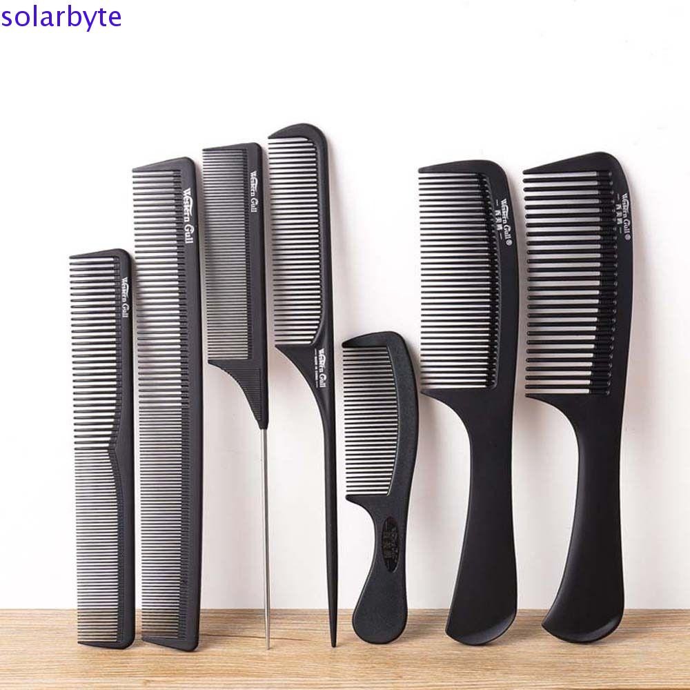 Solarbyte หวีตัดผมร้านทําผม Professional Hairdressing Fine-ฟัน Pin Anti-static เครื่องมือจัดแต่ง ...