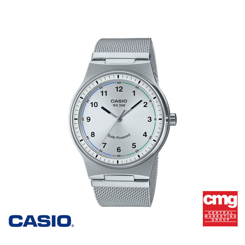 CASIO นาฬิกาข้อมือ CASIO รุ่น MTP-RS105M-7BVDF วัสดุสเตนเลสสตีล สีเงิน | Shopee Thailand