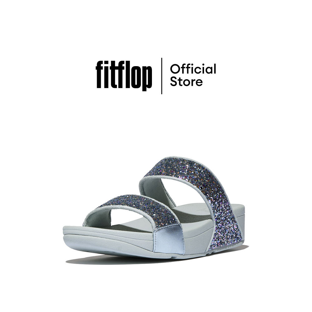 FITFLOP LULU MULTI-TONAL GLITTER S รองเท้าแตะผู้หญิง รุ่น JE5-C34 สี BLUE | Shopee Thailand