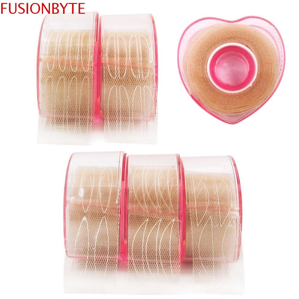 Fusionbyte ลูกไม้สติกเกอร์เปลือกตา Big Eye ที่มองไม่เห็นโปร่งใส Multi-shape ลูกไม้วาง Olive Half ...