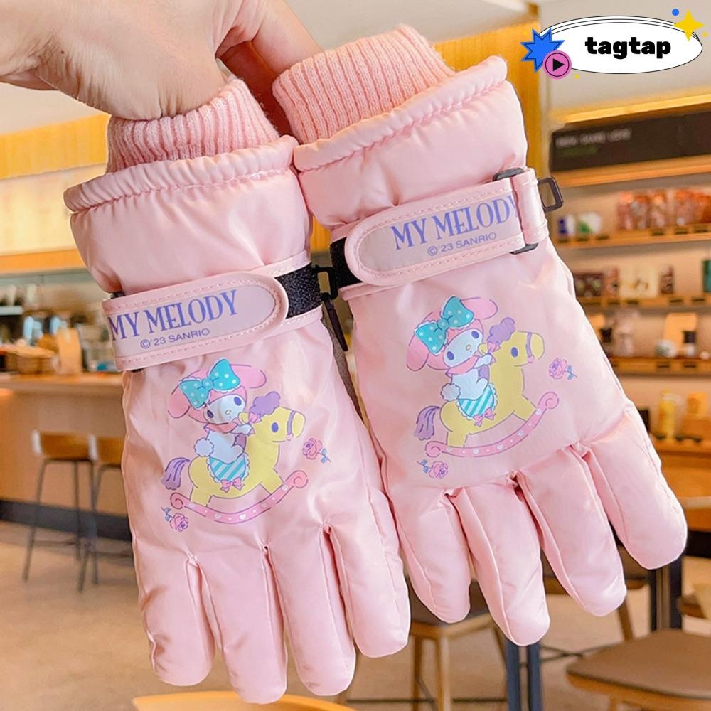 Tagtapถุงมือสกีสําหรับเด็ก, อะนิเมะ Sanrio Plus ถุงมืออุ่นทนความเย็น ...