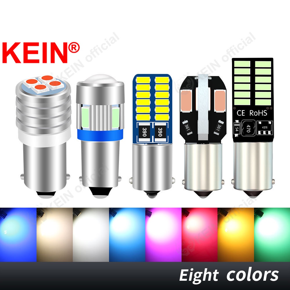 Kein 2PCS T4W BA9S หลอดไฟ Led ภายในรถโดมห้องอ่าน Dash แผง 3014 4014 3030 24SMD สัญญาณประตู ...