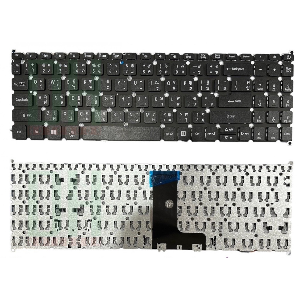 แป้นพิมพ์ คีย์บอร์ดโน๊ตบุ๊ค Acer Swift 3 SF315 Laptop Keyboard | Shopee ...