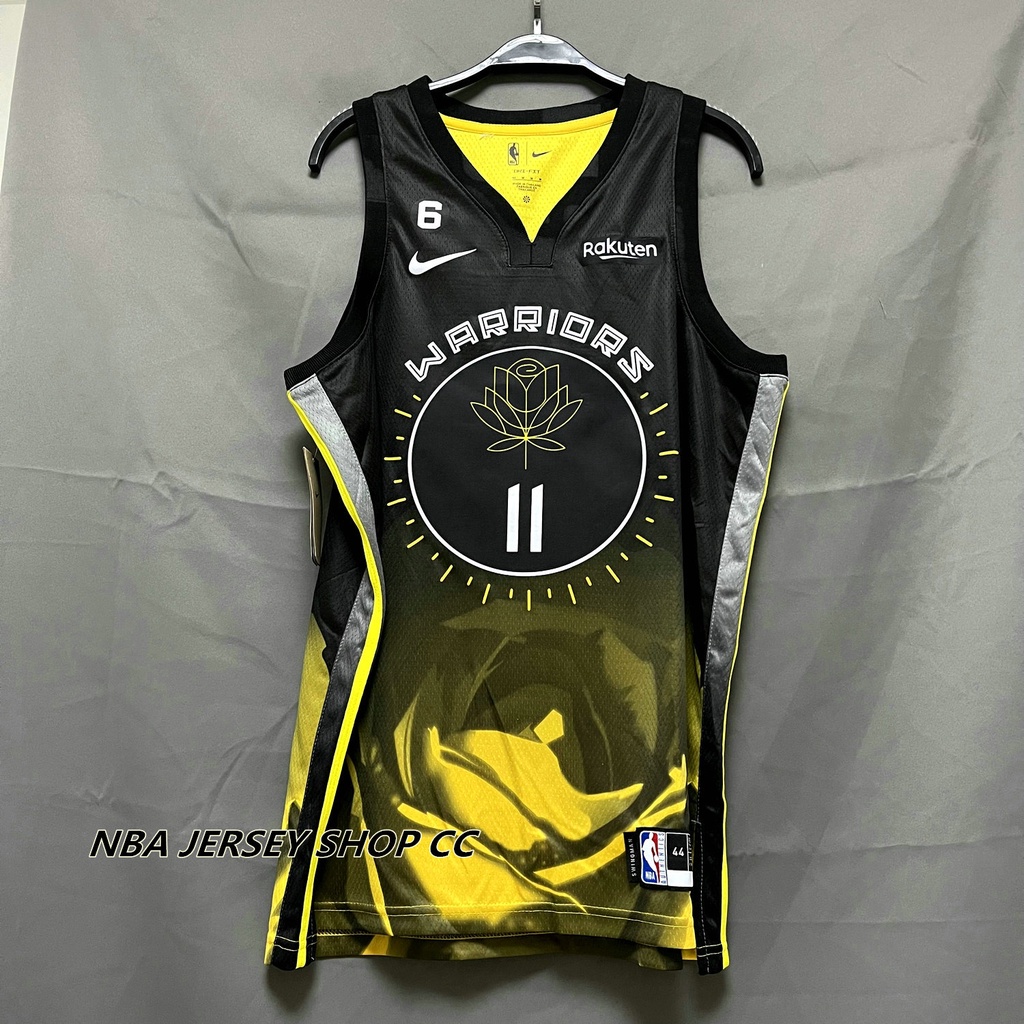 ใหม่ ของแท้ NBA GSW Golden State Warriors ปี 2022-23 สําหรับผู้ชาย #11 เสื้อกีฬาแขนสั้น ลายทีม ...