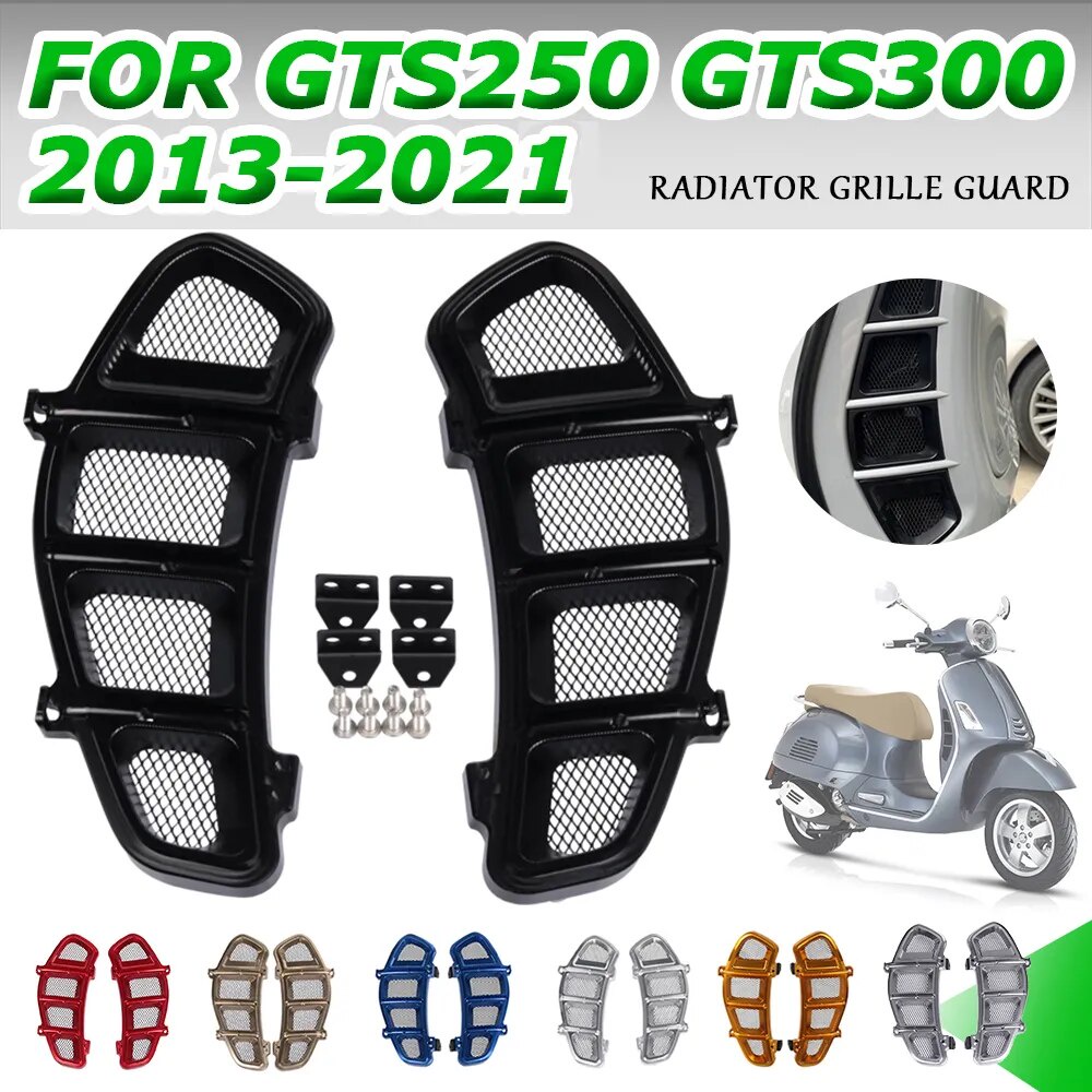 หม้อน้ำรถจักรยานยนต์Guard Grille Grill ProtectorฝาครอบสำหรับPiaggio ...