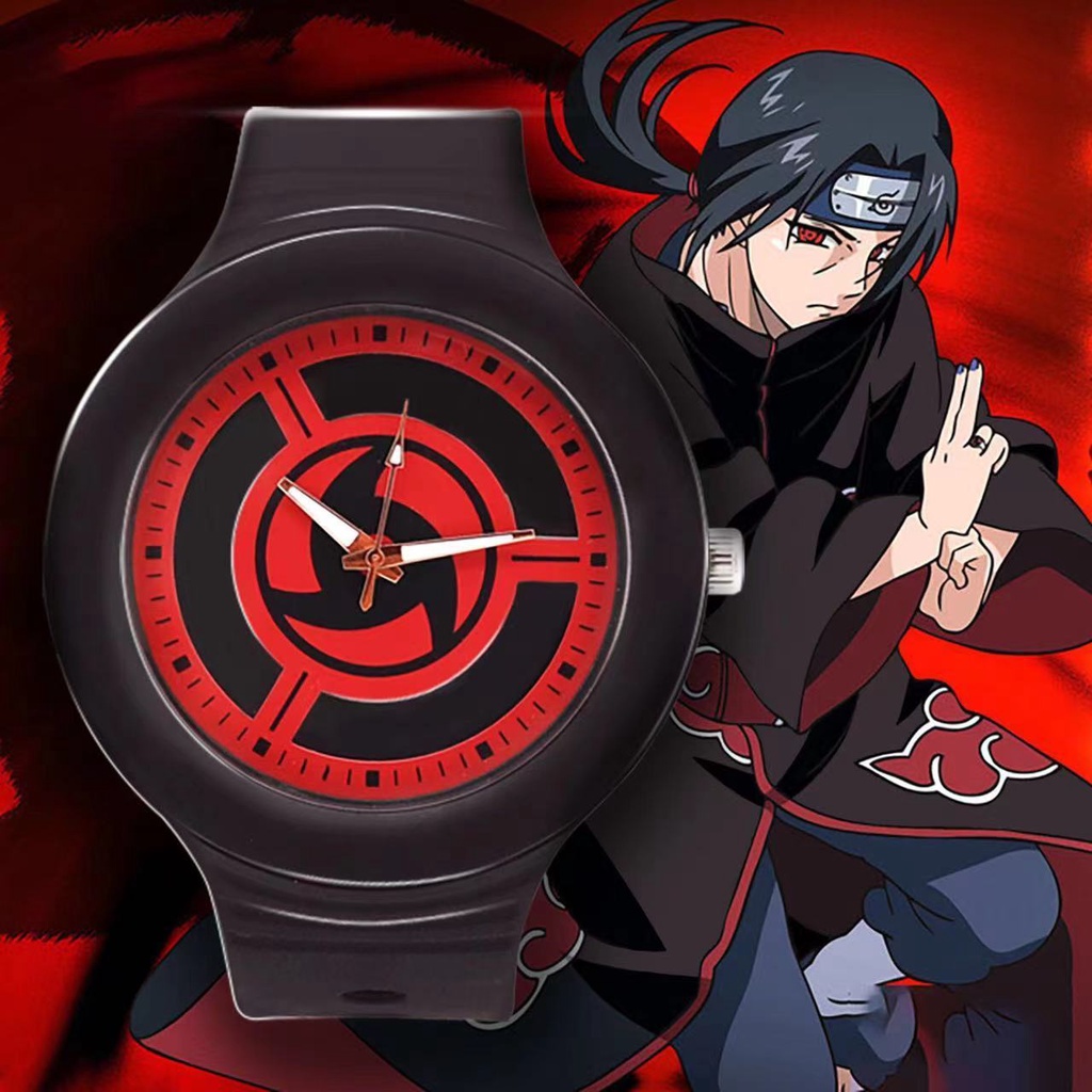 Naruto Co-branded Watch sharingan Naruto Sasuke Naruto bersama Jam ...