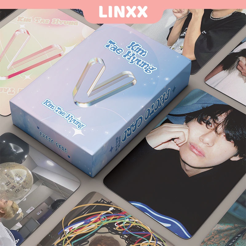Linxx โปสการ์ดเลเซอร์โฮโลแกรม V Layover Kpop 50 ชิ้น | Shopee Thailand