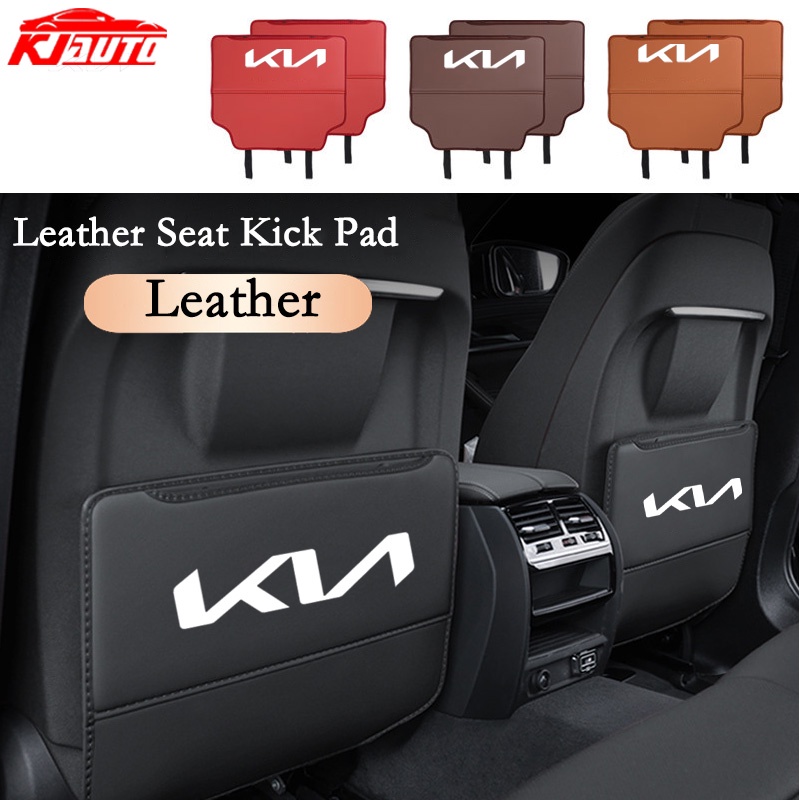 แผ่นหนังรองเบาะรถยนต์ กันรอยขีดข่วน อุปกรณ์เสริม สําหรับ KIA GT Line ...