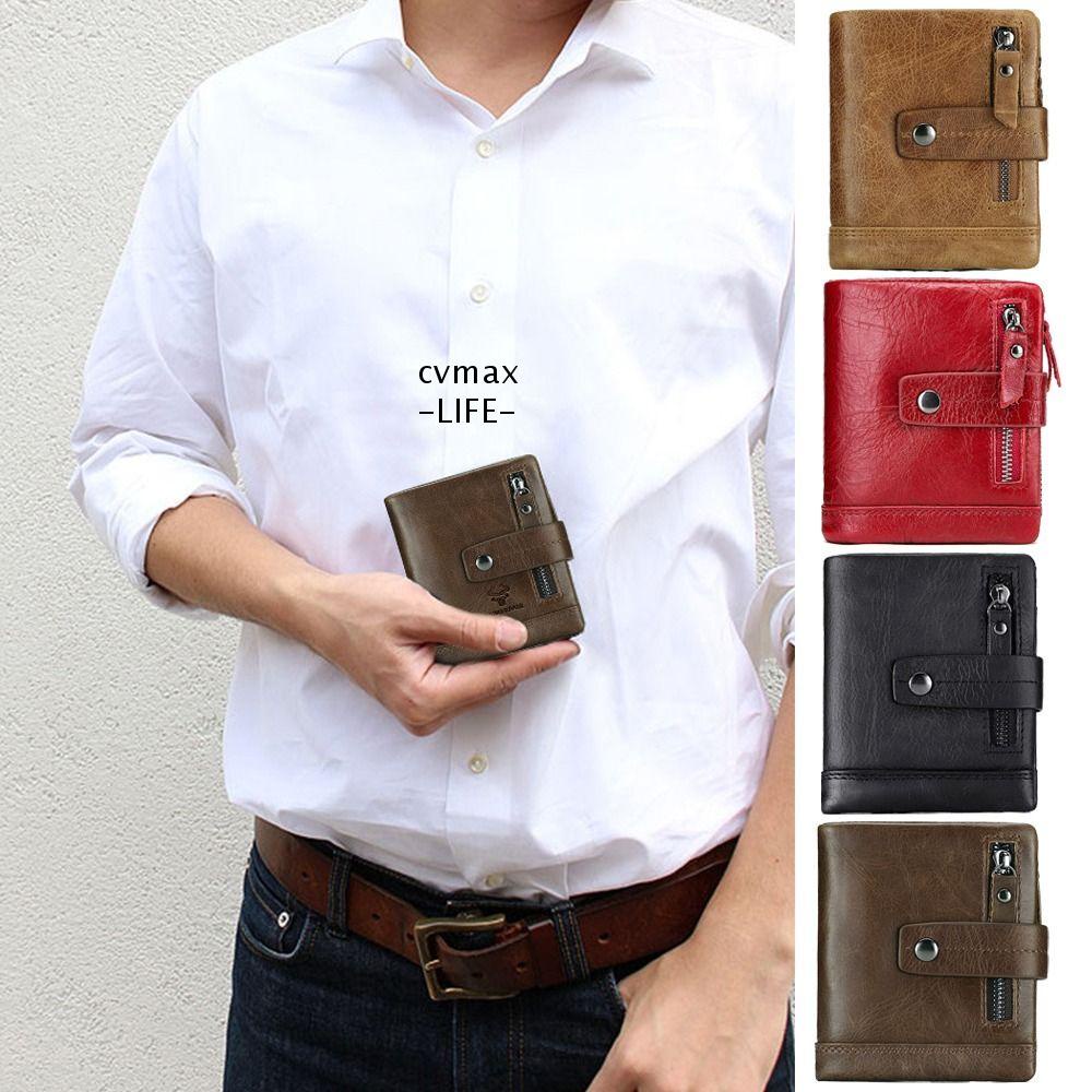 Cymx กระเป๋าสตางค์ หนังแท้ ใบสั้น อเนกประสงค์ สําหรับใส่บัตรเครดิต ...