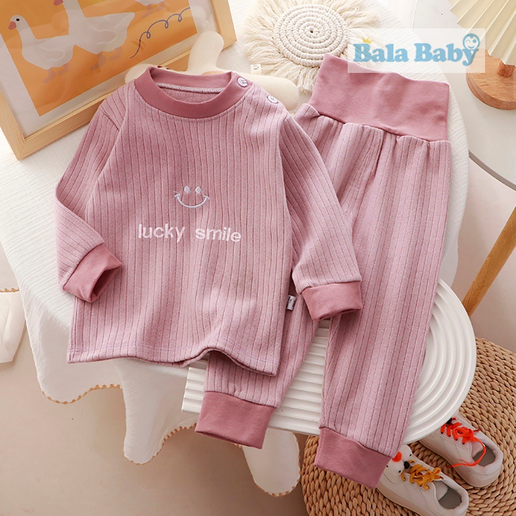 ชุดนอนเด็ก ชุดนอนปิดพุง เสื้อแขนยาว+กางเกงขายาว เอวสูง CXT20 | Shopee ...