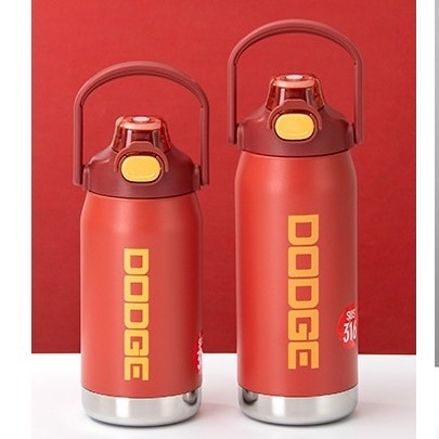(พร้อมส่ง) DODGE กระบอกน้ำเก็บความร้อนเเละเย็น รุ่นฝา 2 หัว ขนาด 950ml/1200ml | Shopee Thailand