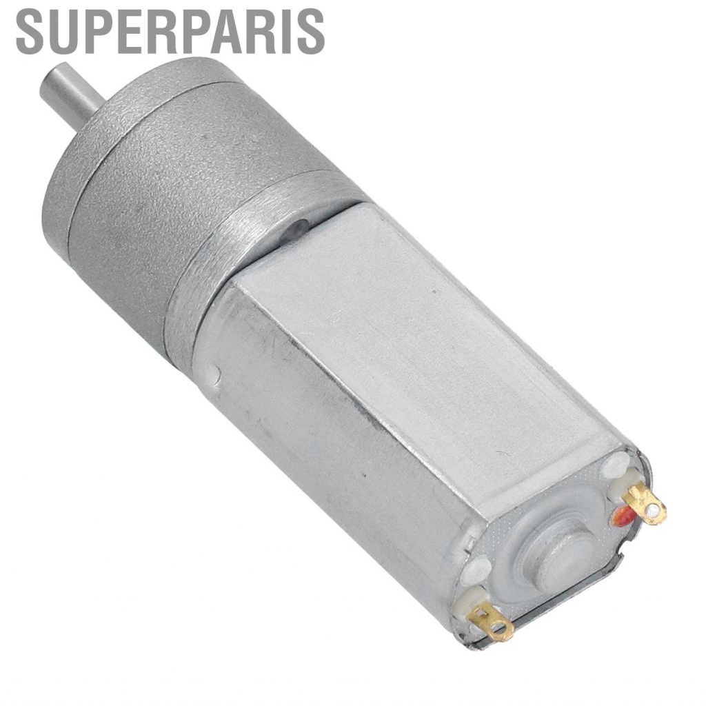 Superparis DC 12V Electric Gear Motor High Torsion Geared Ultra Low ...