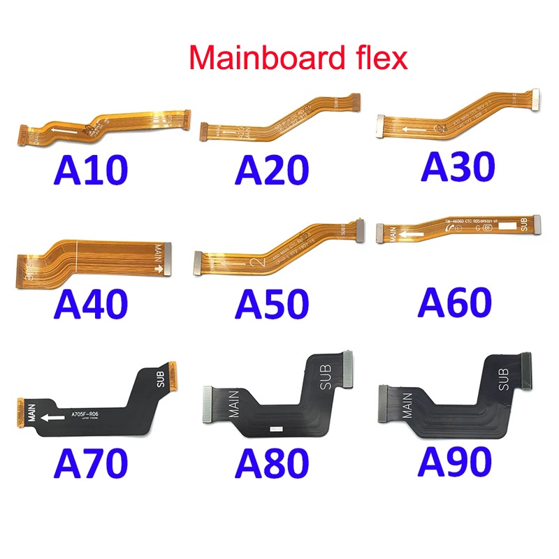 เมนบอร์ดเมนบอร์ดเชื่อมต่อชาร์จ แบบยืดหยุ่น สําหรับ Samsung Galaxy A10 A20 A30 A40 A50 A60 A70 ...