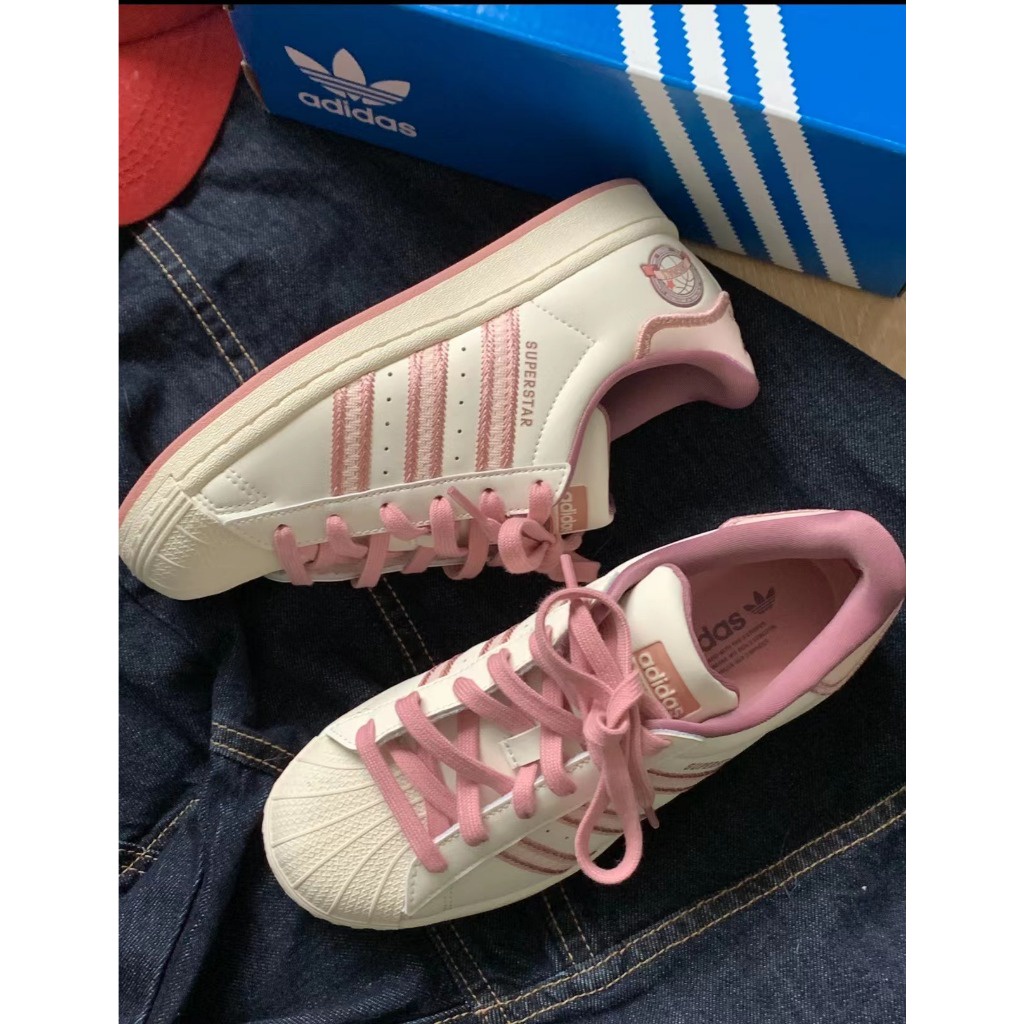 Adidas Originals Superstar Shell Head กีฬาลำลองอเนกประสงค์หนาและยกระดับ ...