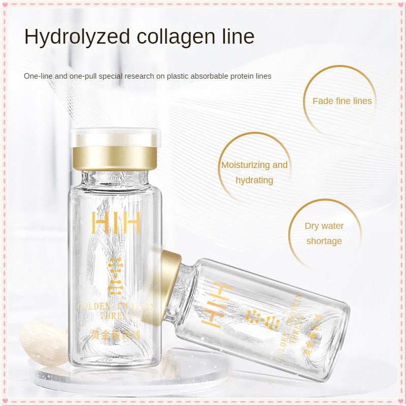 Hih Gold Protein Line Essence ต่อต้านริ้วรอยด้ายแกะสลัก Lifting ...
