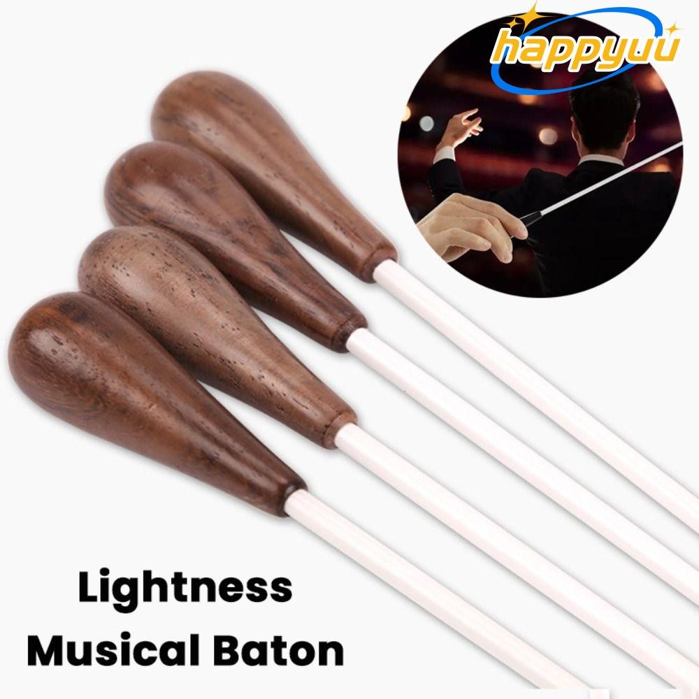 Happyuu Concert Baton, Tulipwood Texture Musical Conductor, White ...