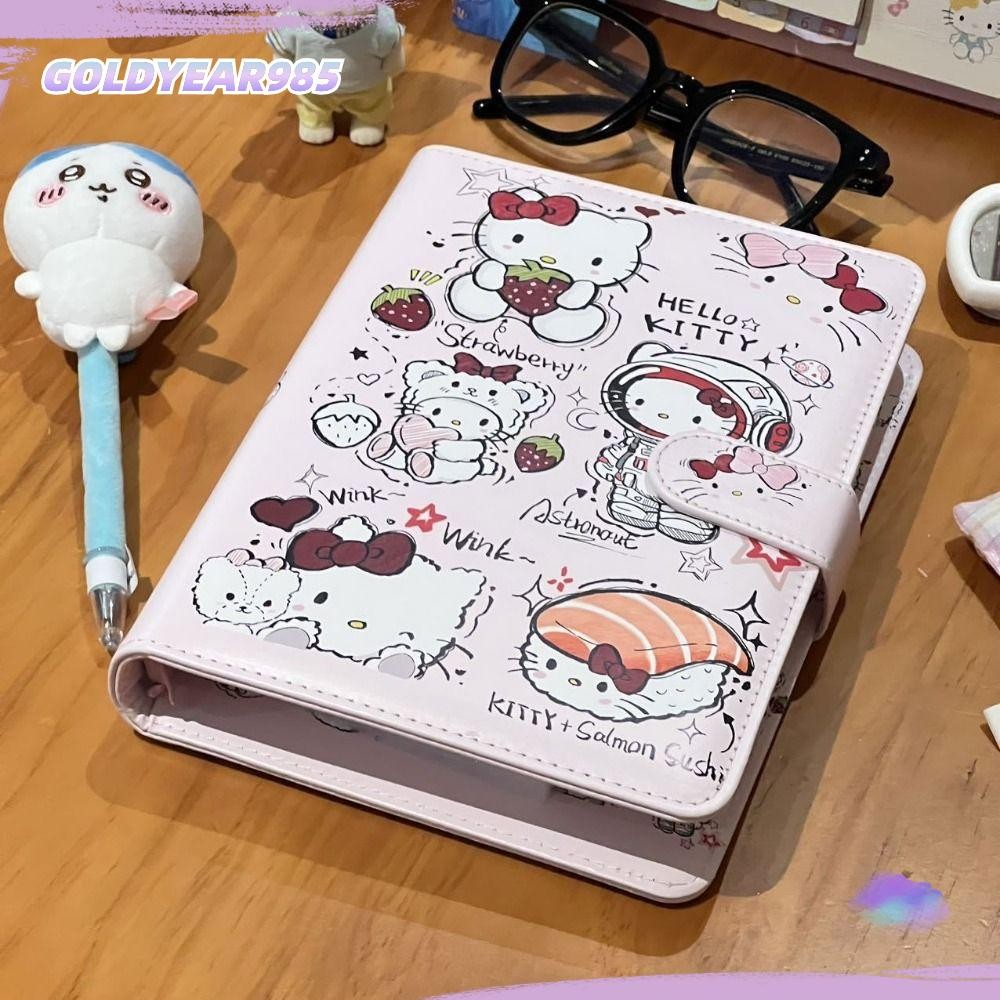 Goldyear985 Photocard Binder, Hello Kitty การ์ตูน A5 Kpop Idol Photo ...