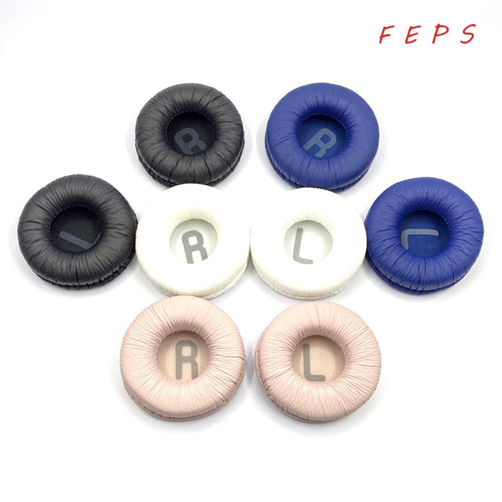 Feps 1 คู่แผ่นรองหูฟังนุ่มชุดหูฟังอุปกรณ์เสริมเบาะรองนั่งสําหรับ Tune600 T450 T450BT T500BT ...