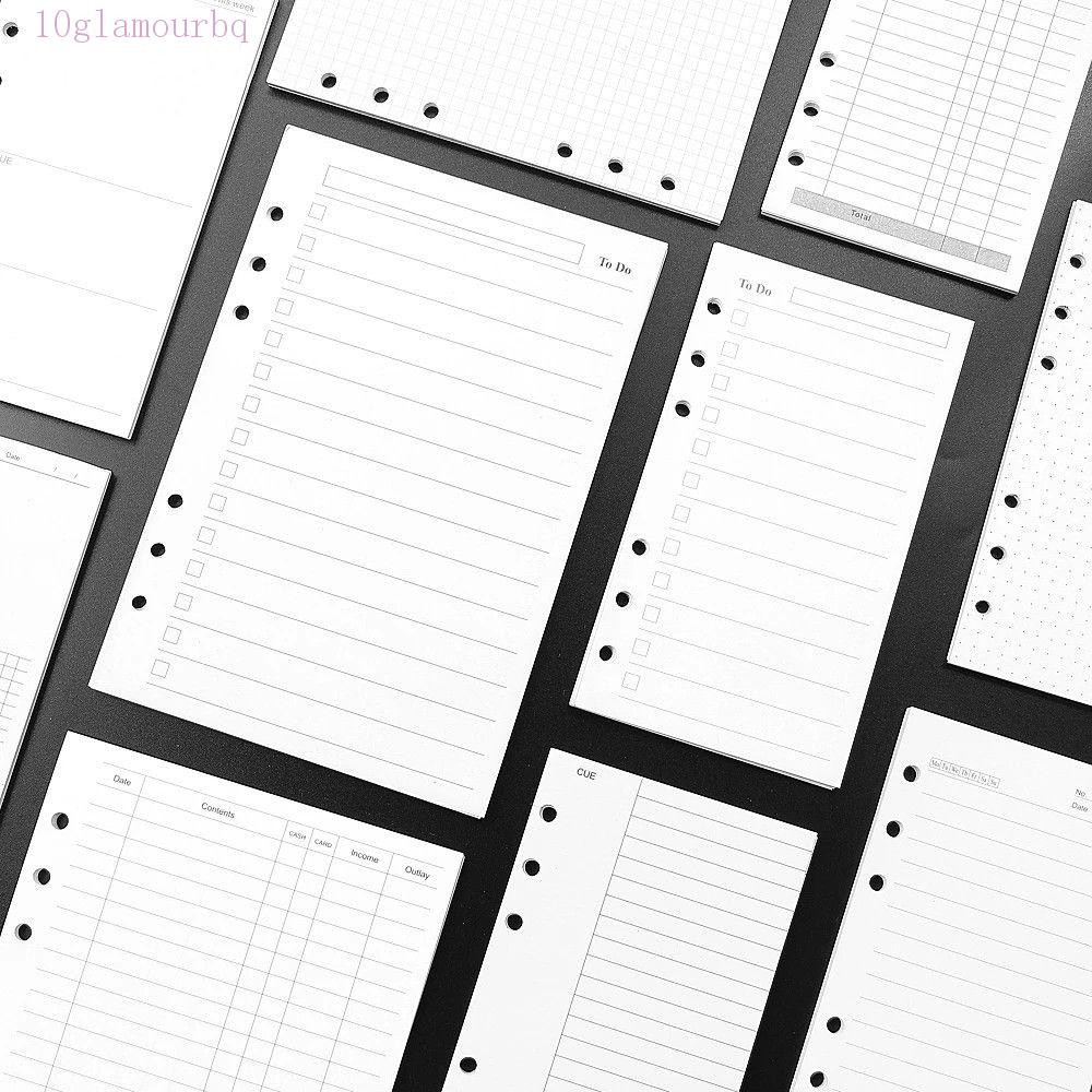 Glamourbq Notebook Refill 45 แผ่น Dot A5 A6 A7 Line Spiral Binder ...
