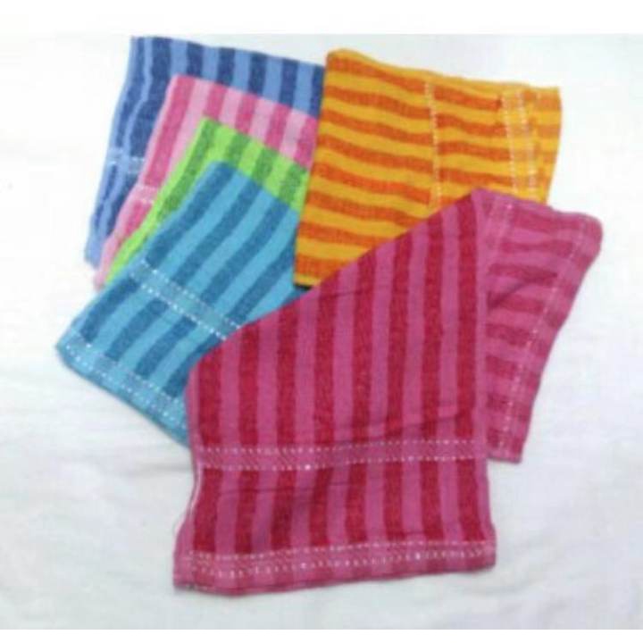 Stripe Hand Towel & Face Towel ( 1 PC ) | Shopee Thailand