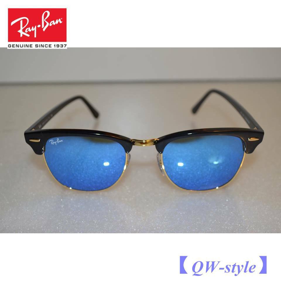[ของแท้] Rayban RAY BAN CLUBMASTER RB3016 51/21 แว่นตากันแดด กรอบสีดํา ...