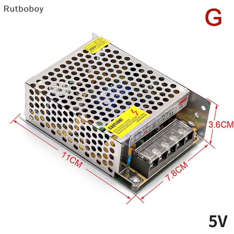 [Rut] อะแดปเตอร์พาวเวอร์บล็อก 12V 5V 2-6A สําหรับกล้องวงจรปิด Led AC TO ...