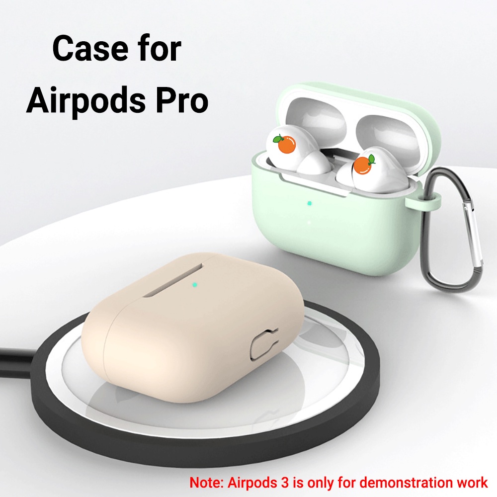 Airpot Pro หูฟังไร้สายบลูทูธกล่องแจ็คเก็ตซิลิโคนหัวเข็มขัดนุ่มหูฟัง ...