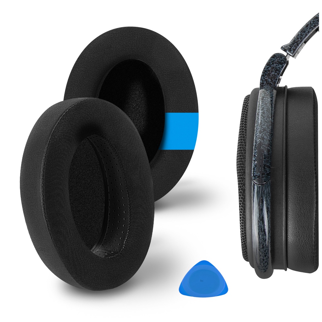 Geekria แผ่นเจลรองหูฟัง แบบเปลี่ยน สีดํา สําหรับ Sennheiser HD525 HD535 ...