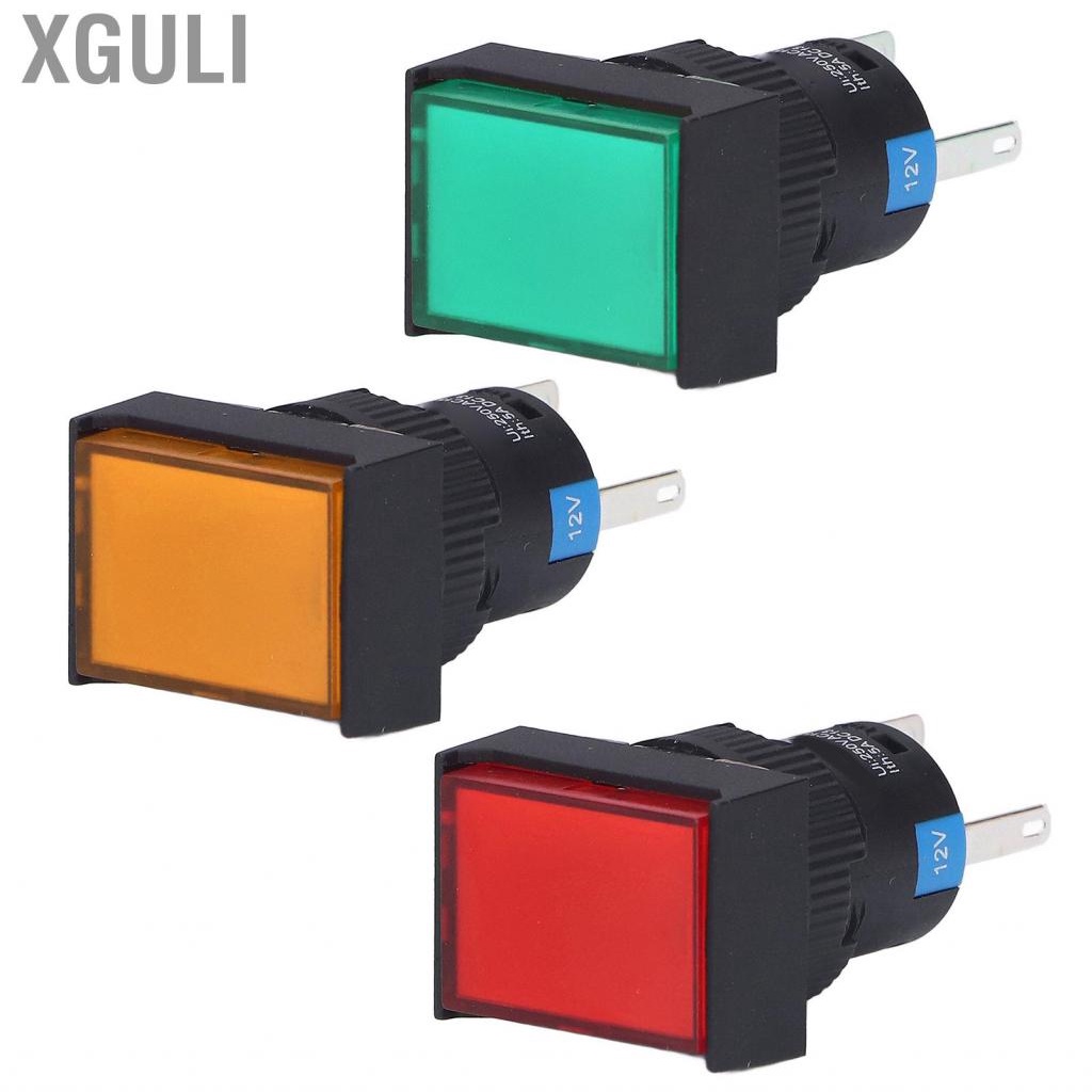 Xguli Momentary Push Button Switch Small Self Locking Switches Non ...