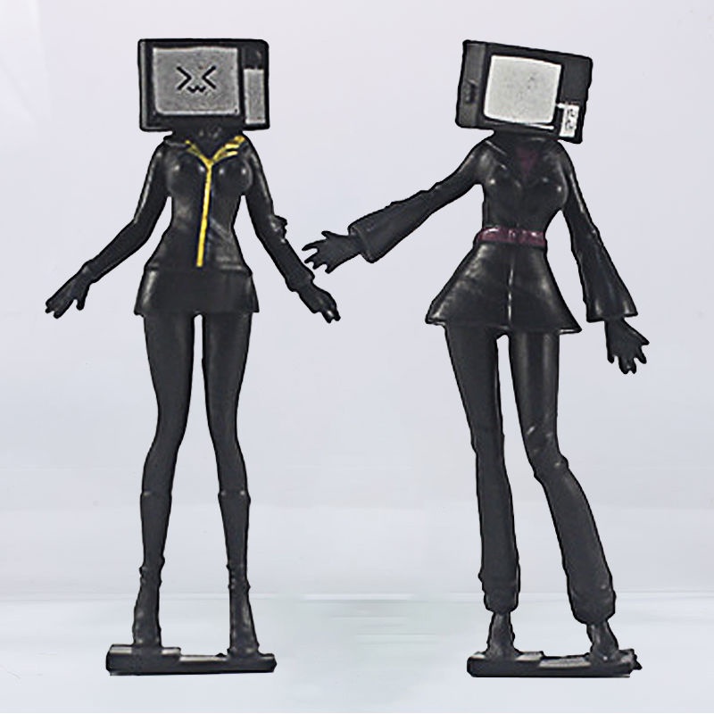 【พร้อมส่ง】การ์ด skibidi toilet โมเดลฟิกเกอร์ Titan TV Man and Computer ...