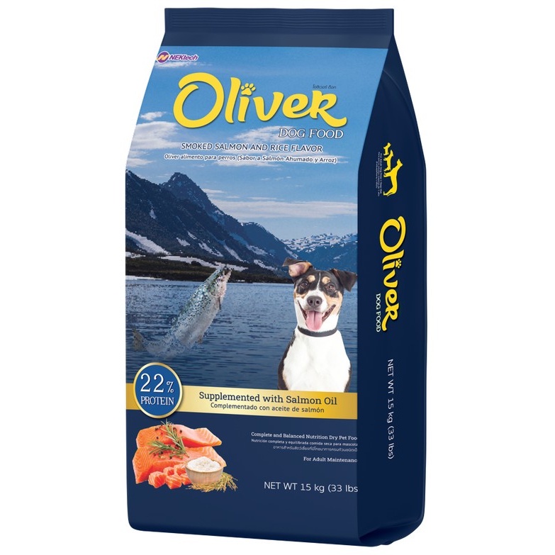 อาหารสุนัขโอลิเวอร์ด็อก Oliver Dog อาหารเม็ดสุนัข ควบคุมความเค็ม ยก ...