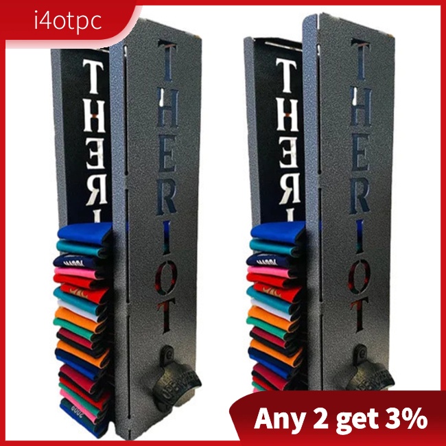 I4otpc ที่เก็บความเย็นกระป๋อง พร้อมที่เปิดขวด 2 In 1 โลหะ ที่จ่ายความเย็น กระป๋องเบียร์ แบบติด ...